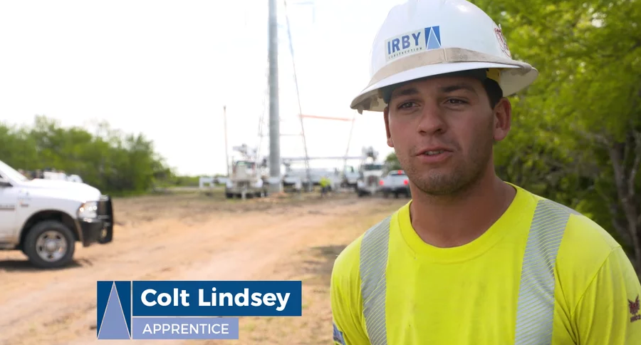 In the Spotlight: Lineman, Colt Lindsey - Irby Construction Company